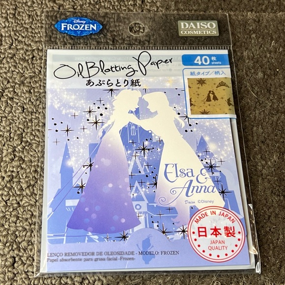 Disney | Skincare | Frozen Elsa Anna Oil Skin Face Blotting Paper ...